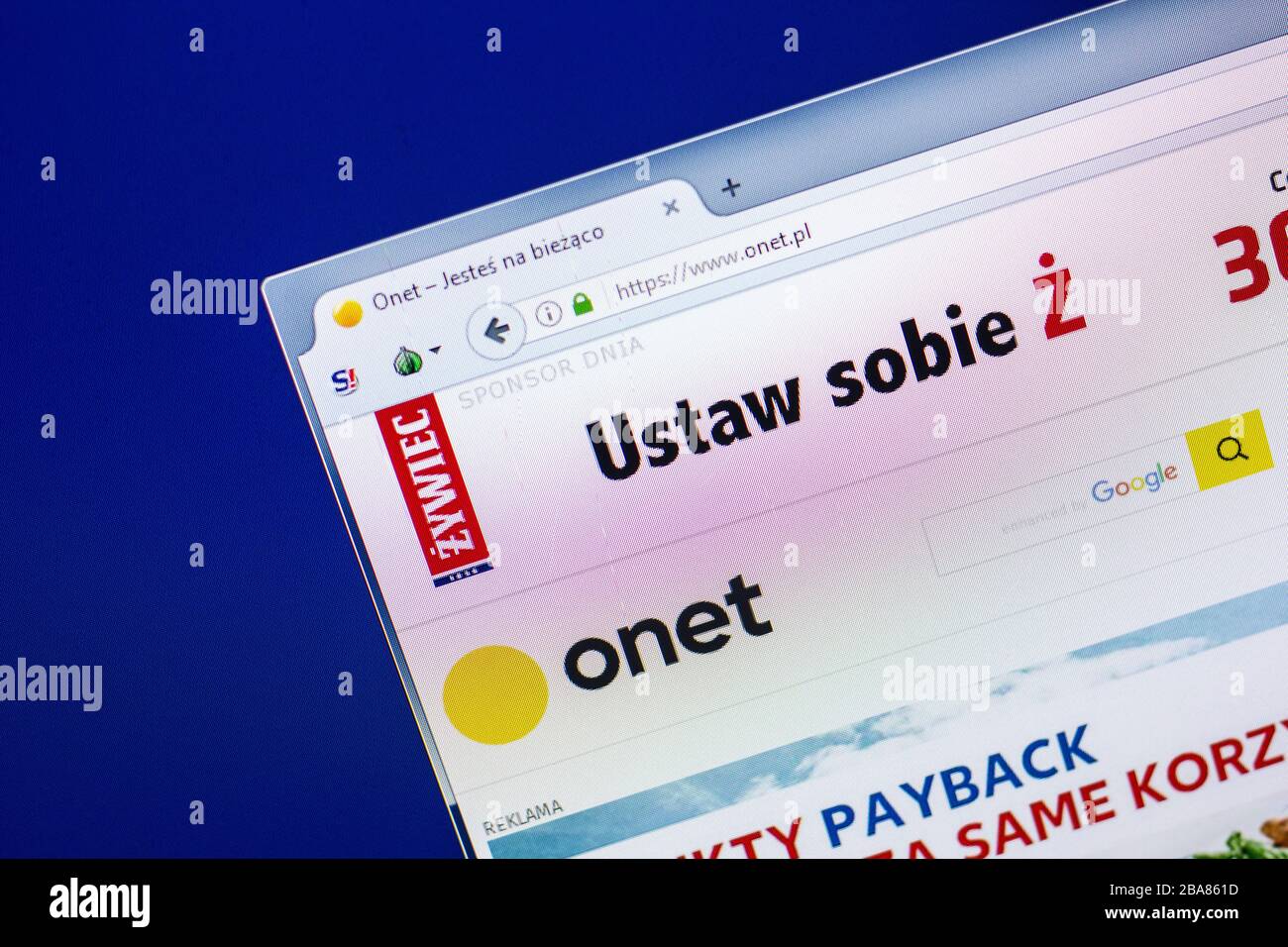 Onet logo hi-res stock photography and images - Alamy