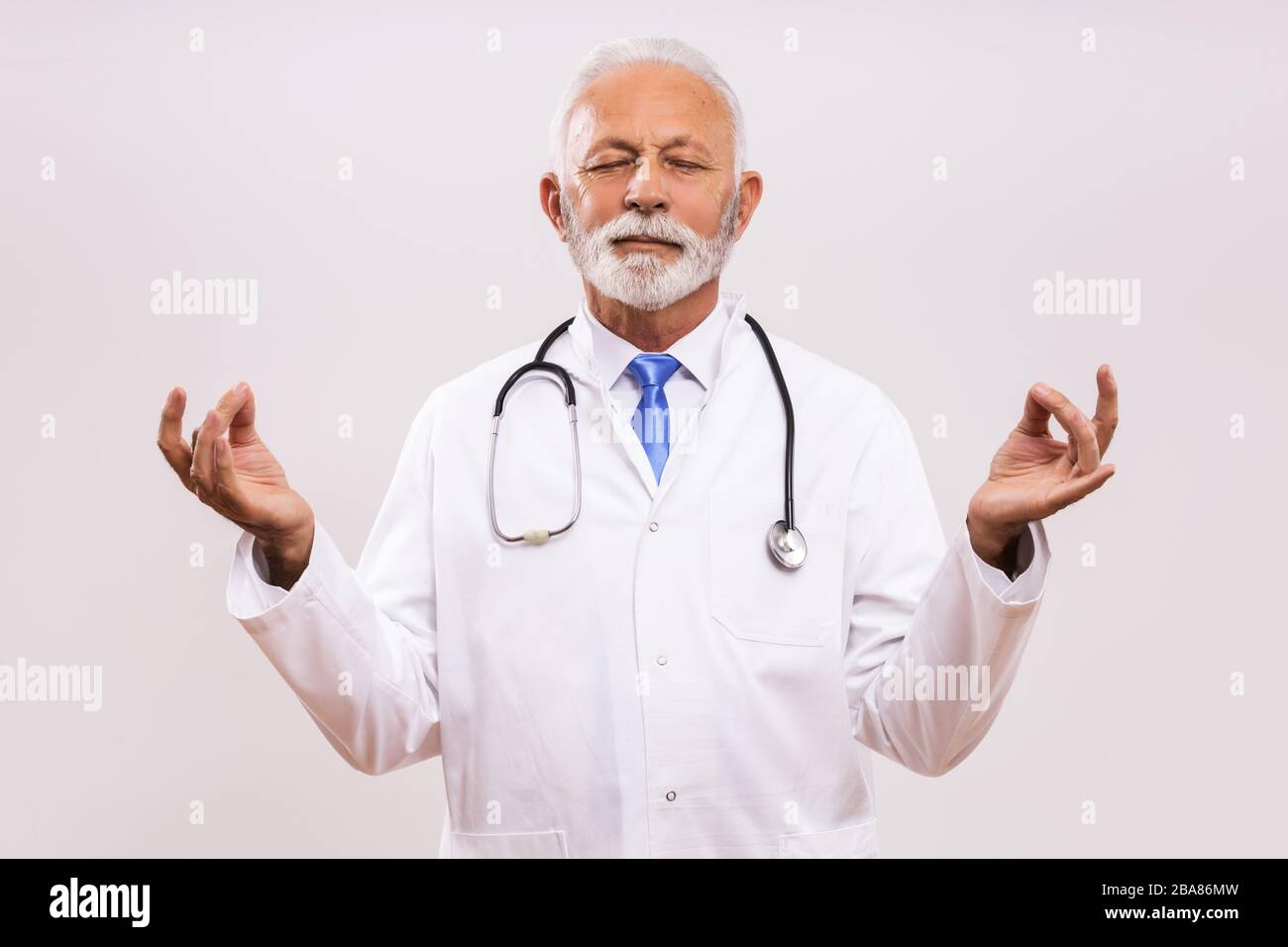 Doctor meditating hi-res stock photography and images - Alamy