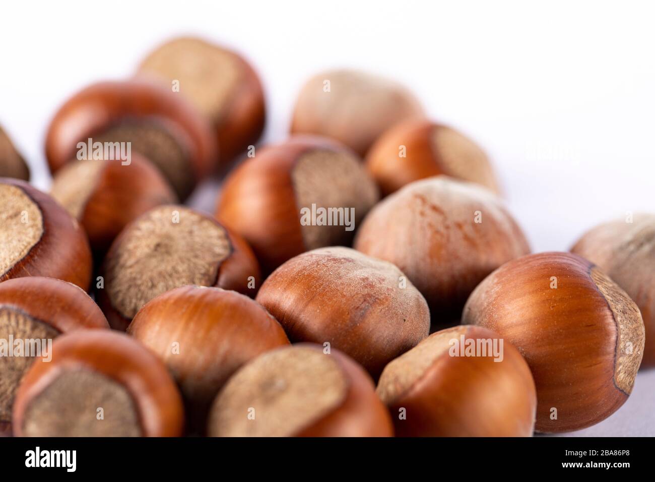 Nuts isolated on white background Stock Photo - Alamy