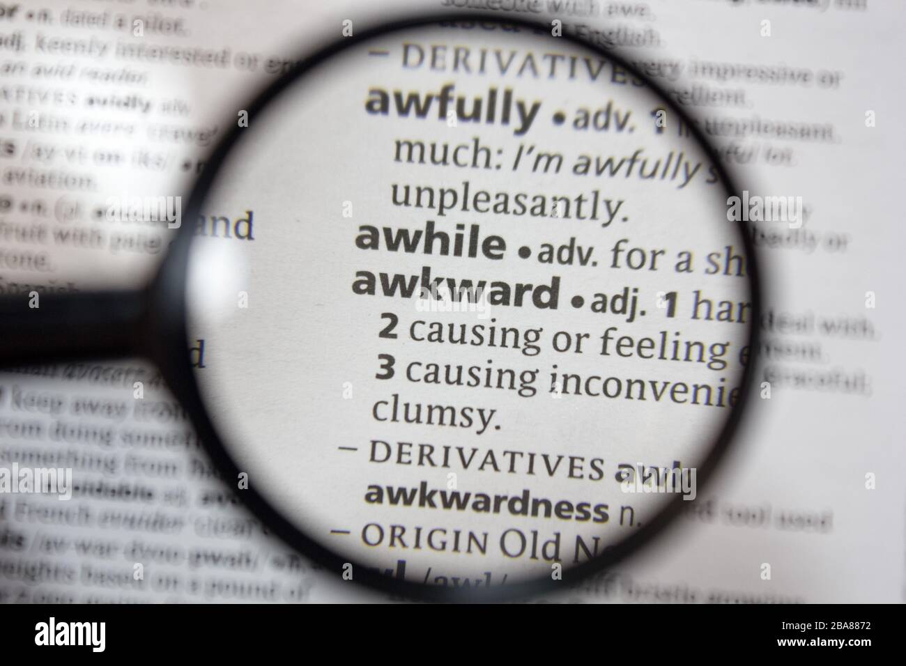 Awkward word hi-res stock photography and images - Alamy
