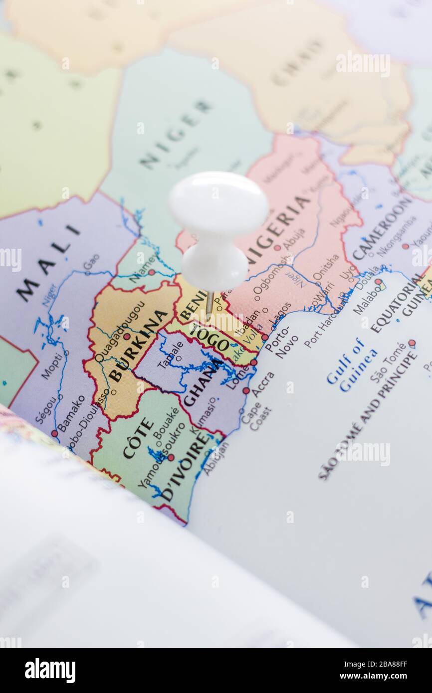 Togo World Map