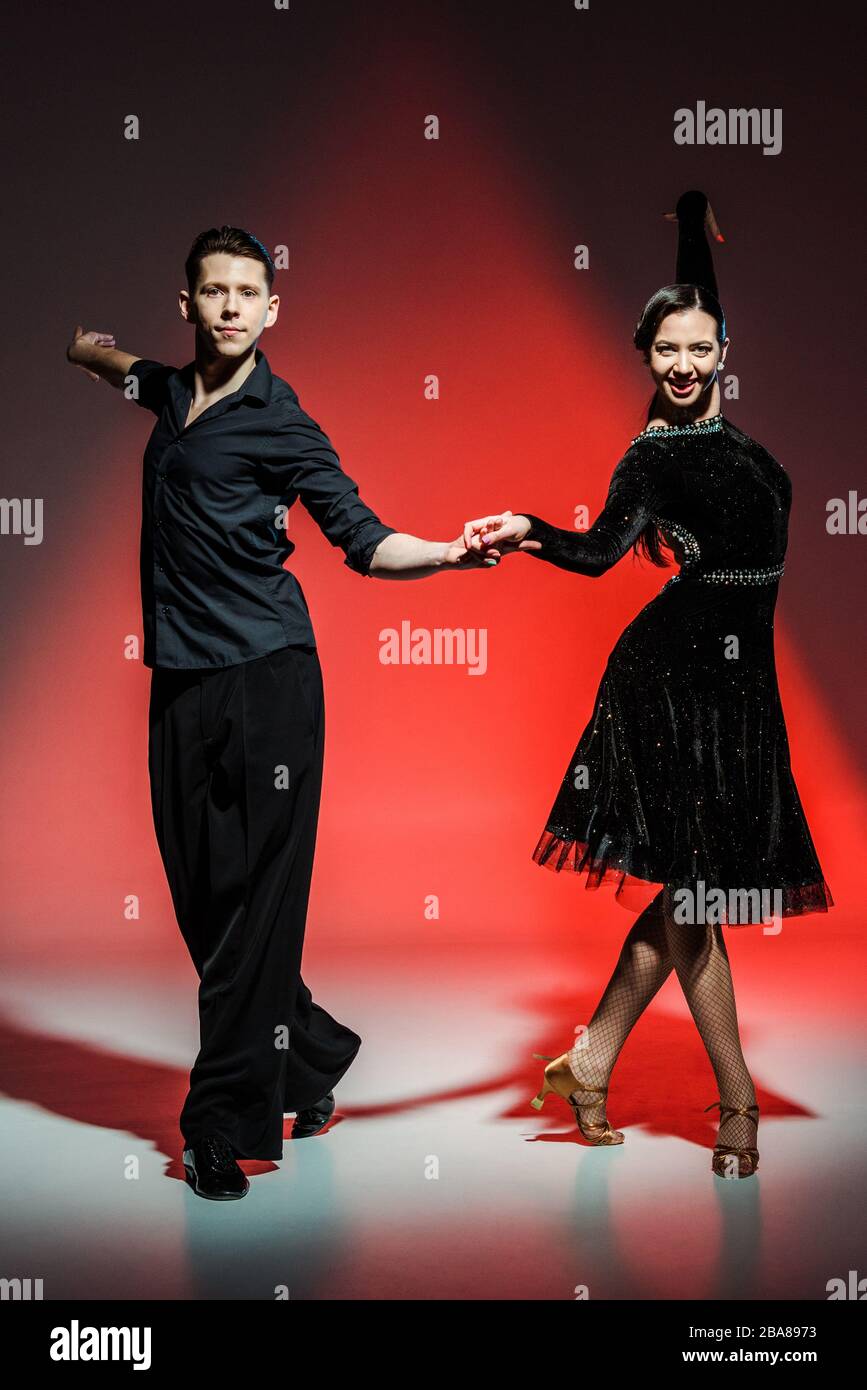 Couple ballroom dance outfits hi-res stock photography and images - Alamy