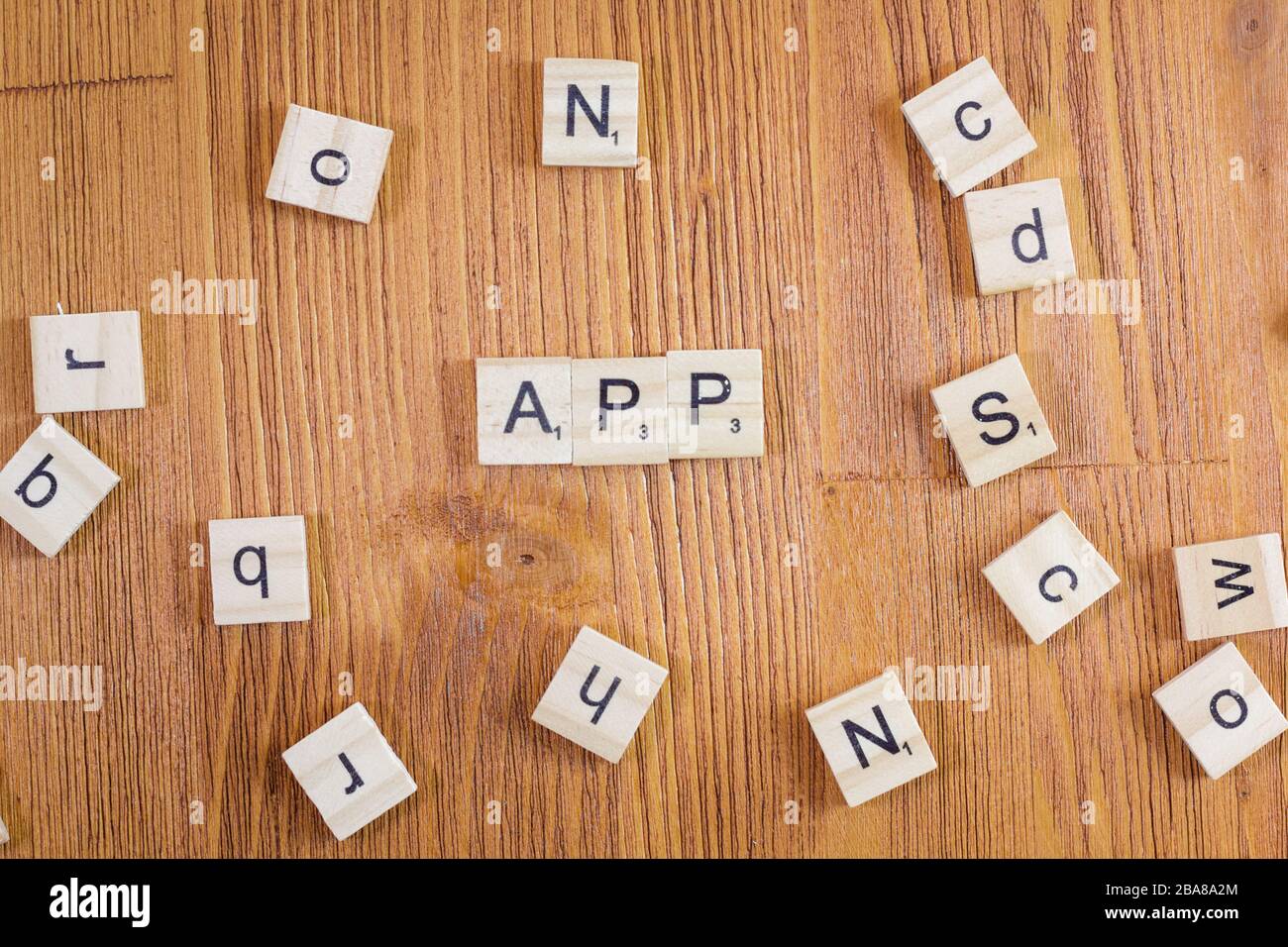 Word or phrase App made with scrabble letters, great image for your ...