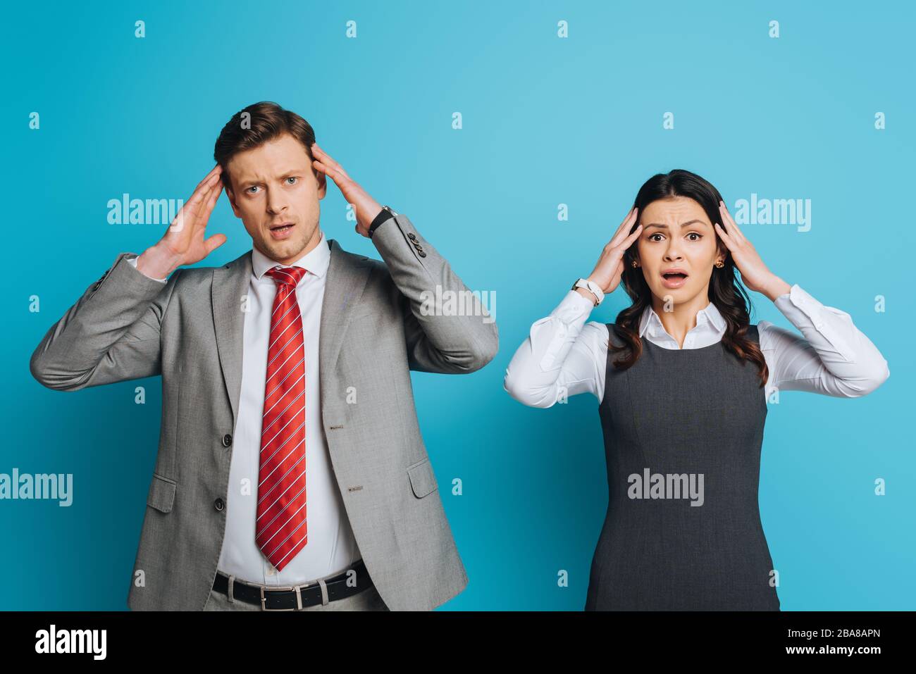 Heads touching touch hi-res stock photography and images - Alamy