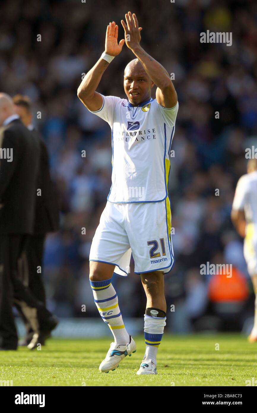 El-Hadji Diouf, Leeds United Stock Photo - Alamy