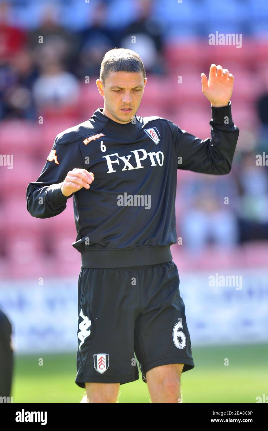 Fulham's Chris Baird Stock Photo - Alamy