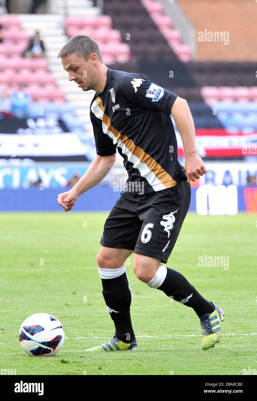 Fulham's Chris Baird Stock Photo - Alamy
