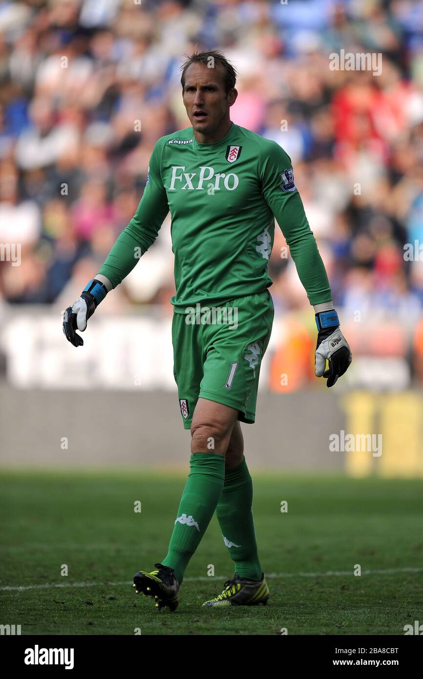 Mark Schwarzer, Fulham goalkeeper Stock Photo - Alamy