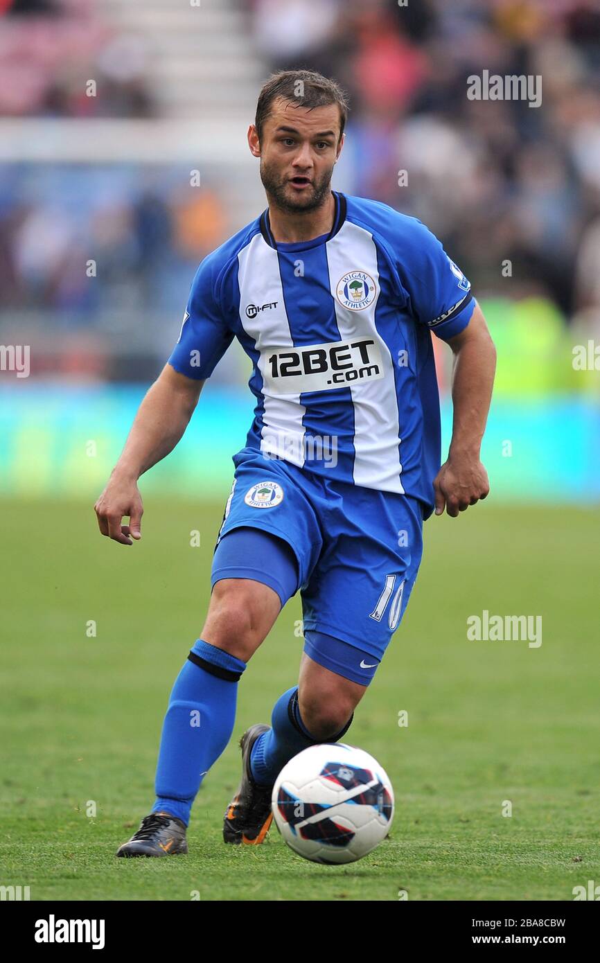 Shaun Maloney, Wigan Athletic Stock Photo - Alamy