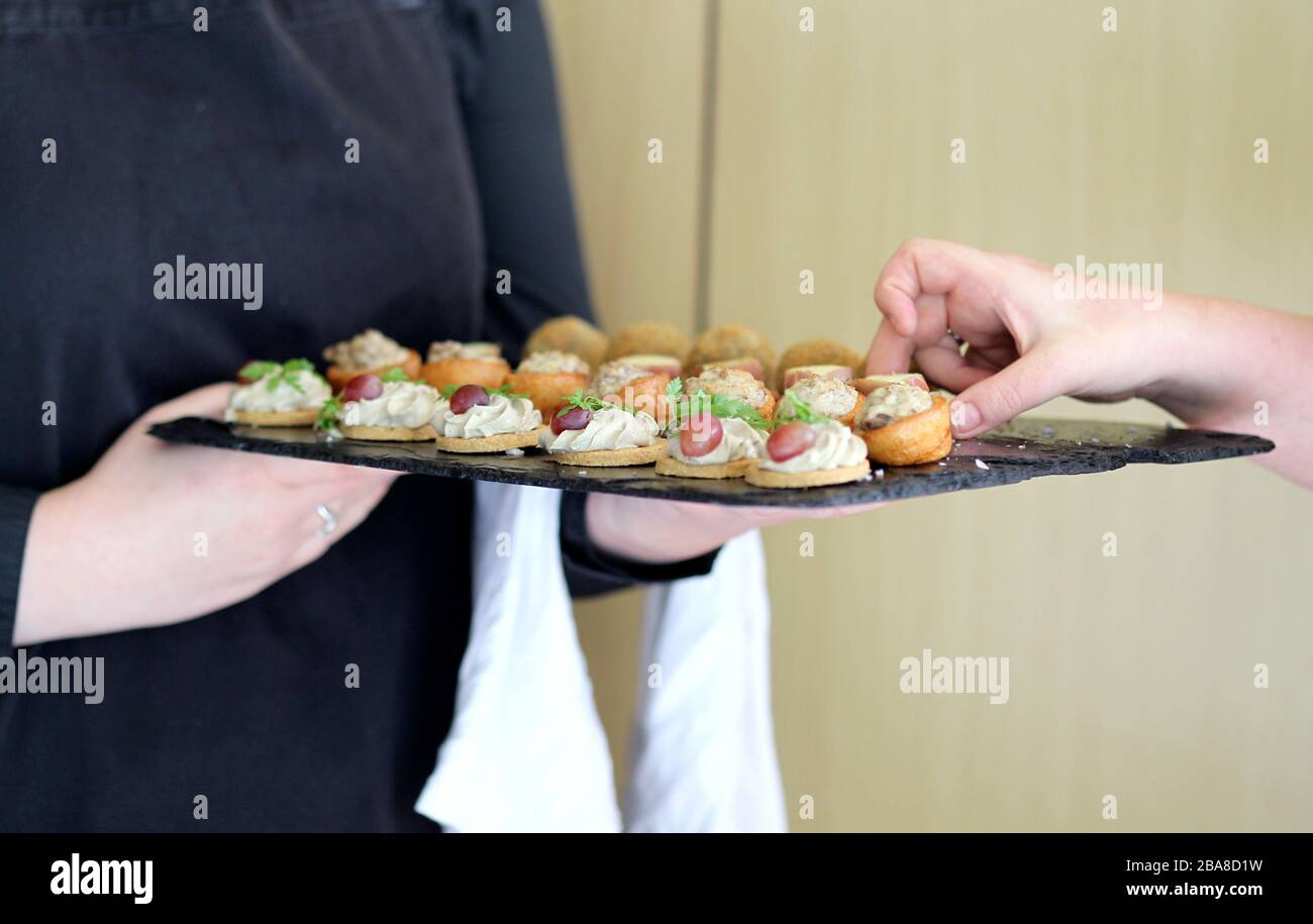 Food is served in the Princess Royal Private Box Stock Photo - Alamy