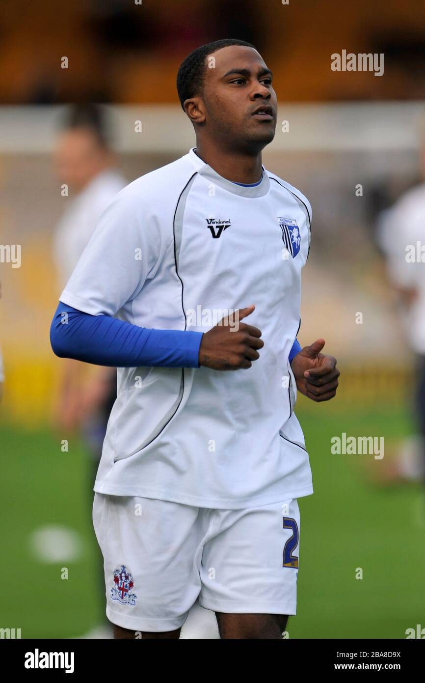 Robbie Findley, Gillingham Stock Photo - Alamy