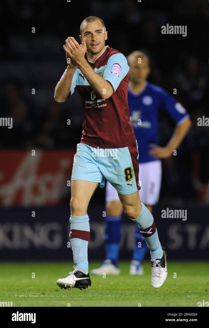 Burnley's Dean Marney celebrates his goal Stock Photo - Alamy
