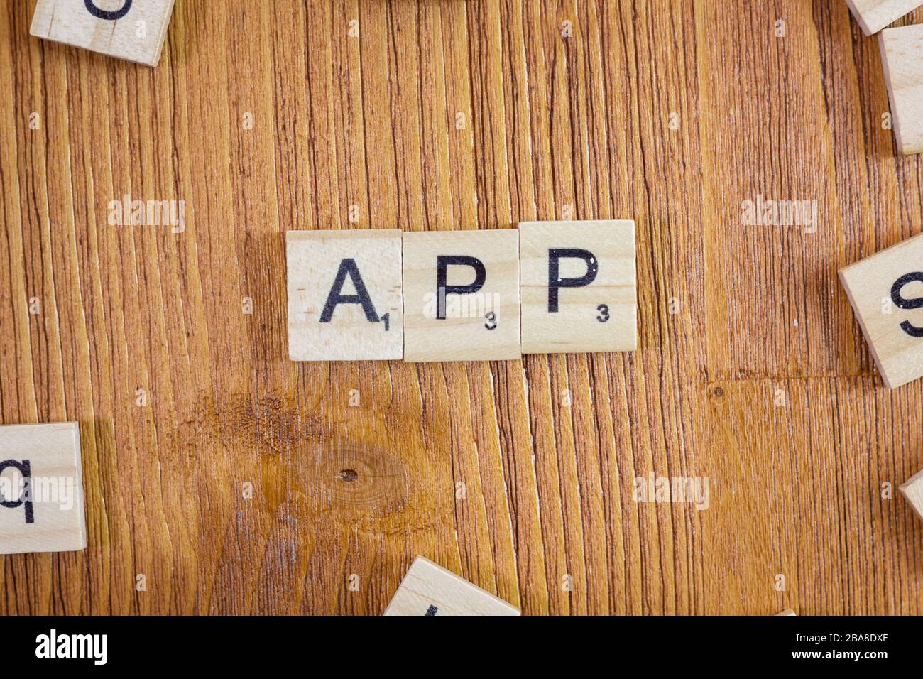 Word or phrase App made with scrabble letters, great image for your ...
