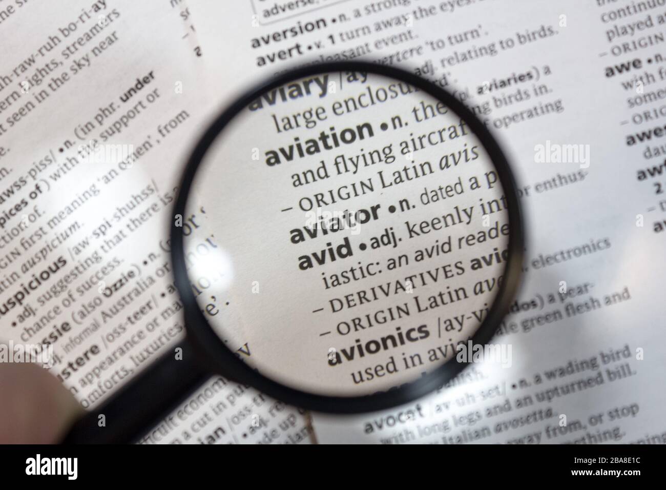 Aviator definition hi-res stock photography and images - Alamy