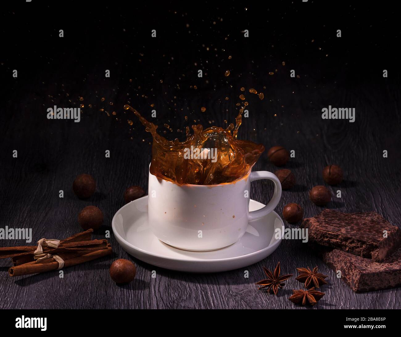 Coffee splash hi-res stock photography and images - Alamy