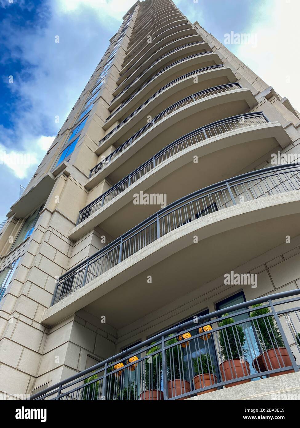 Atlanta, GA/USA-3/21/20: The Paramount Condominium Building in the ...