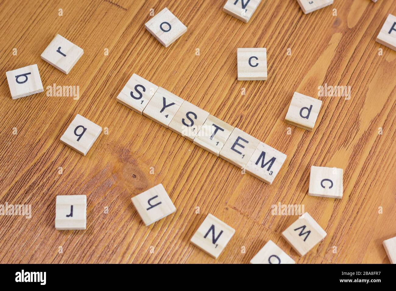 Word or phrase System made with scrabble letters, great image for your ...
