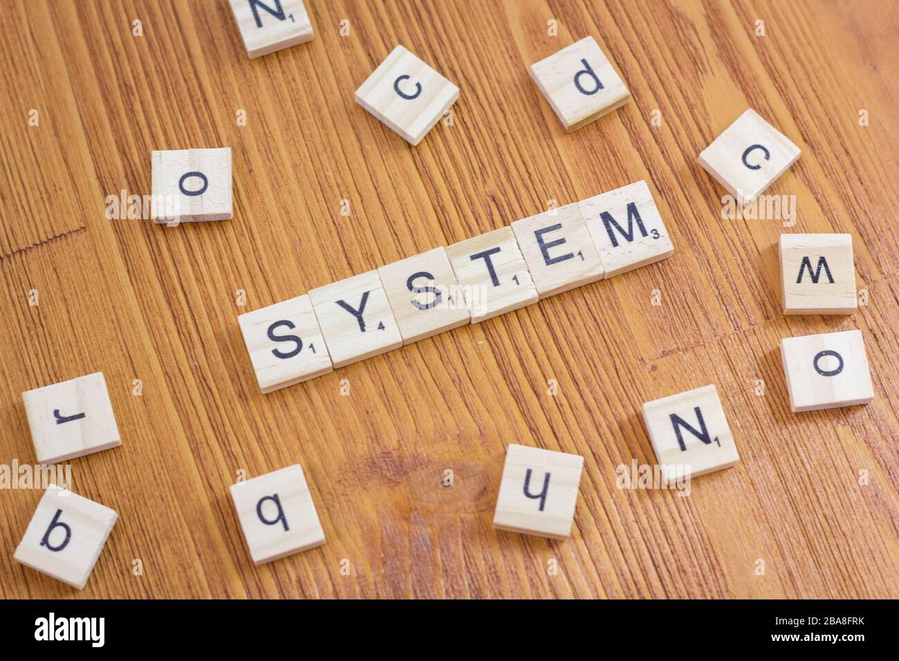 Word or phrase System made with scrabble letters, great image for your ...