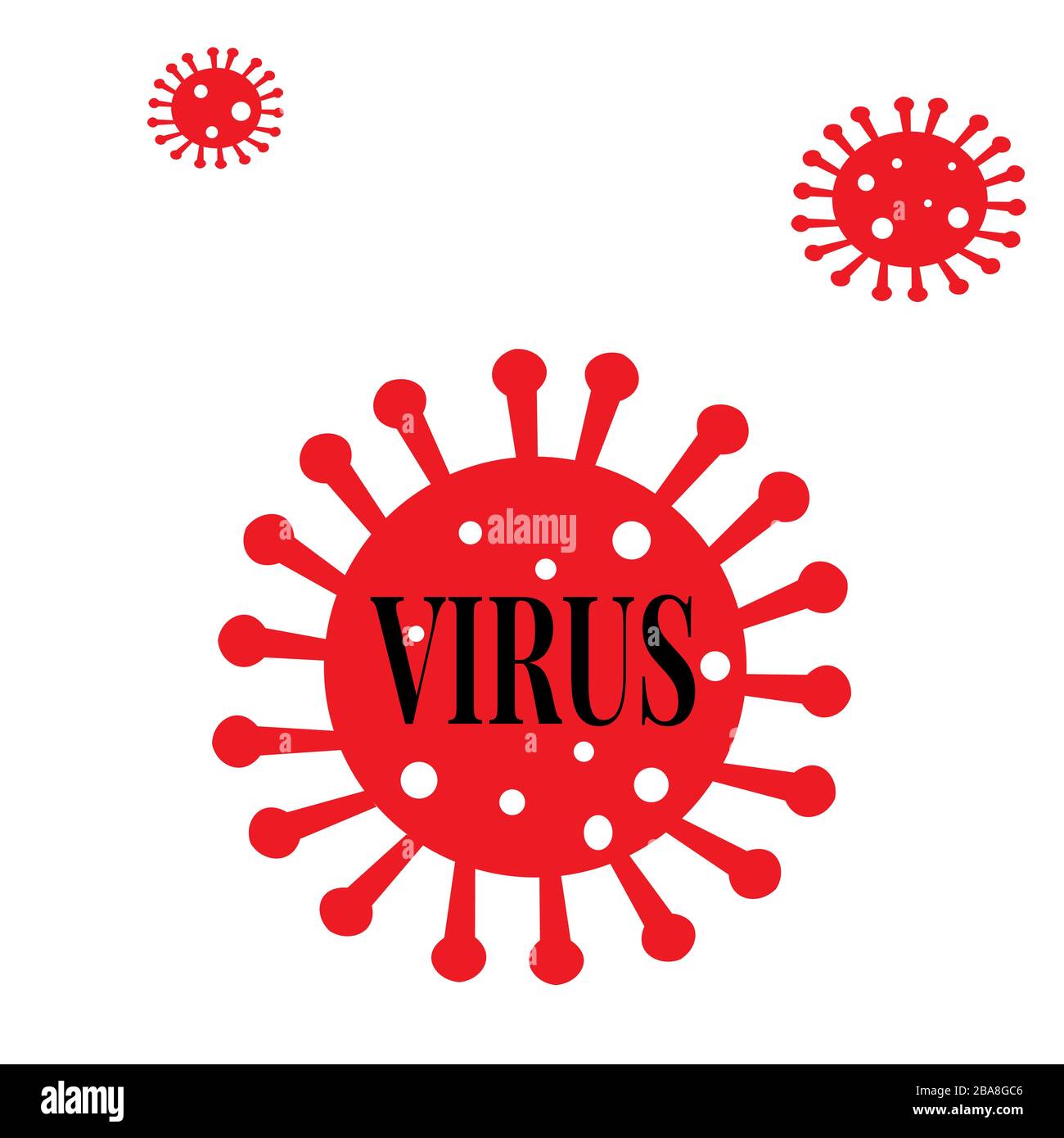 stop corona virus text illustration vector Stock Vector Image & Art - Alamy