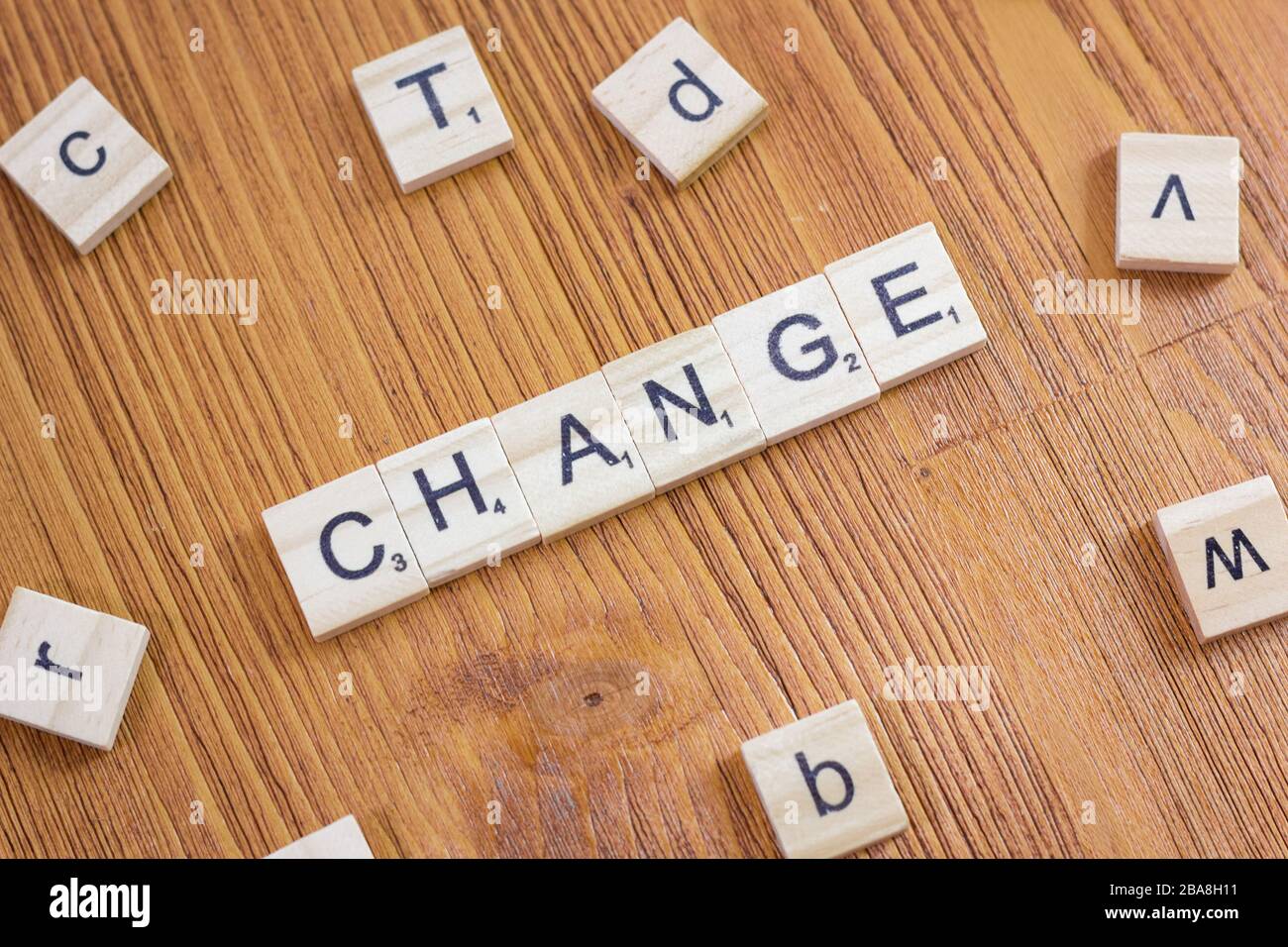 Word or phrase Change made with scrabble letters, great image for your ...