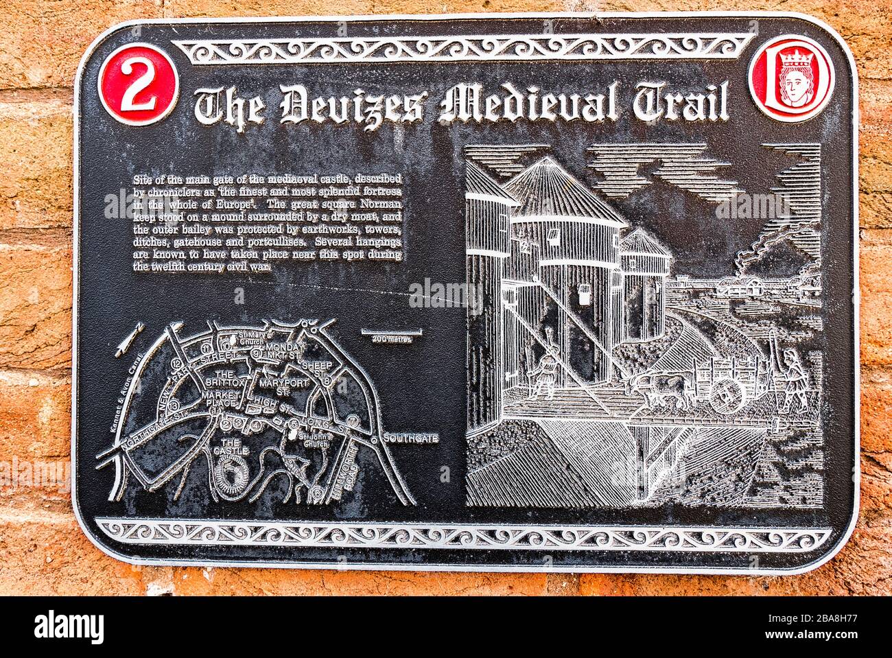 An information panel with historical information of interest to ...