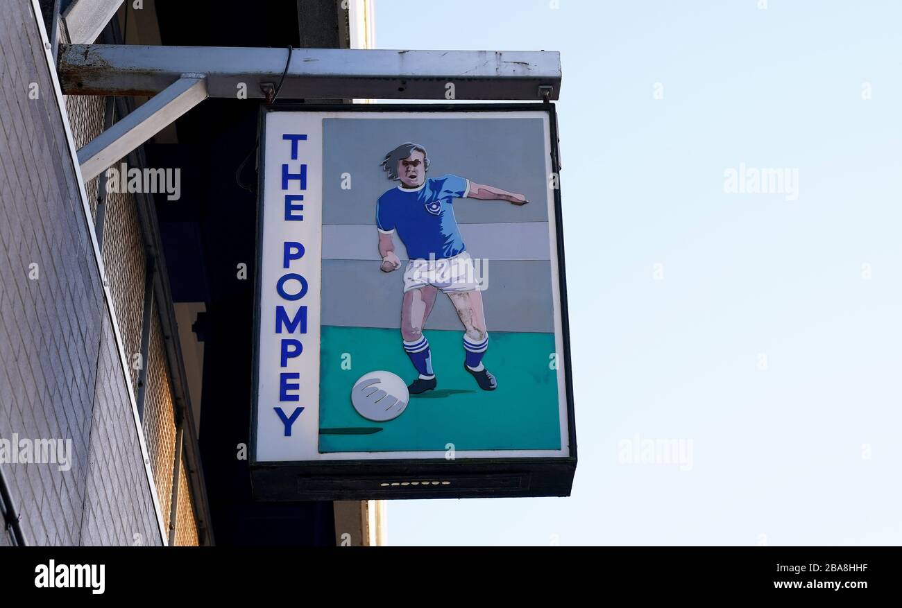 At fratton park hi-res stock photography and images - Alamy