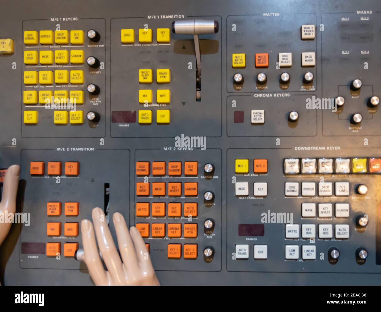 Professional broadcast video switcher. Live television productions ...