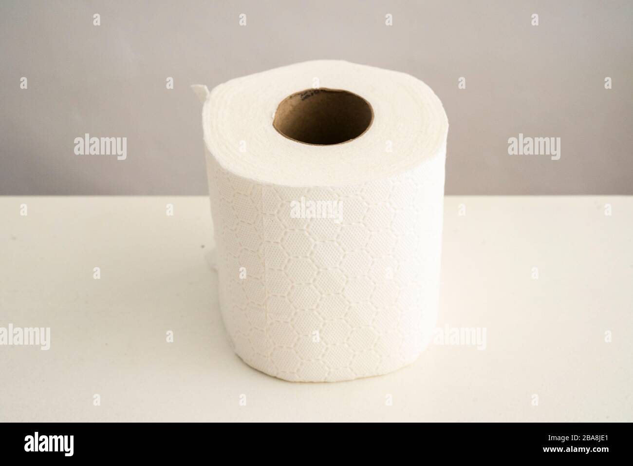 Toilet roll still life, minimal Stock Photo - Alamy