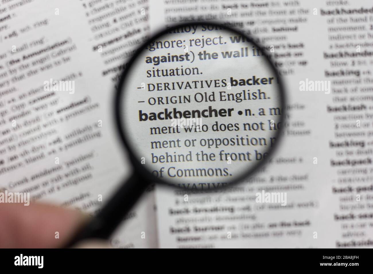 Backbencher hi-res stock photography and images - Alamy