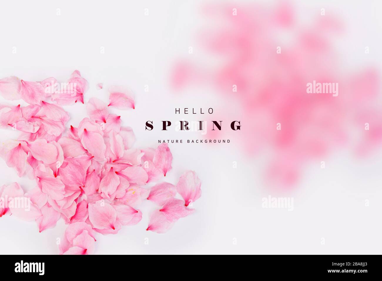 Spring title atmosphere background Stock Photo - Alamy