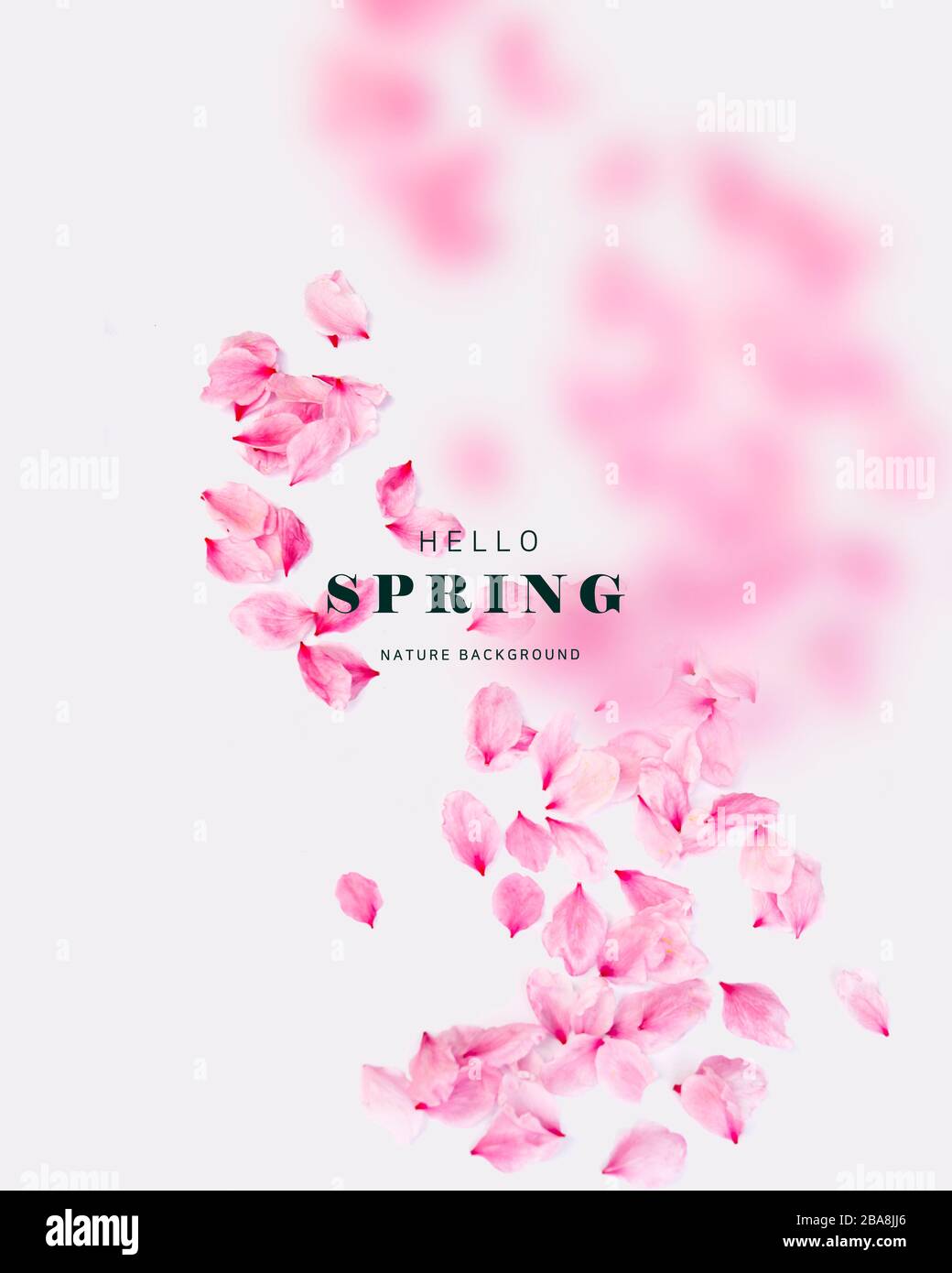 Spring title atmosphere background Stock Photo - Alamy