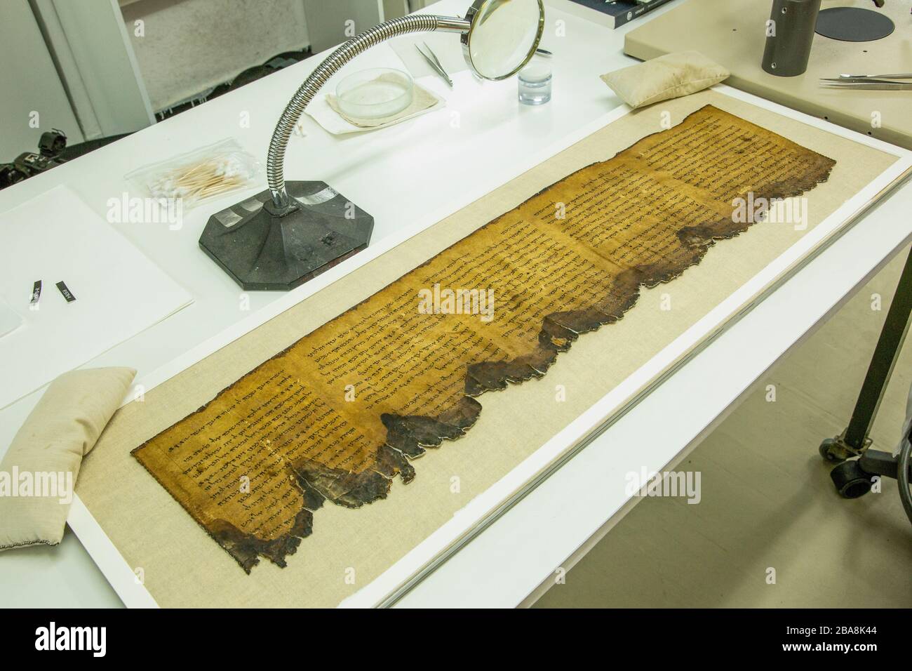 Dead Sea Scrolls in the Shrine of the Book in the Israel Museum ...