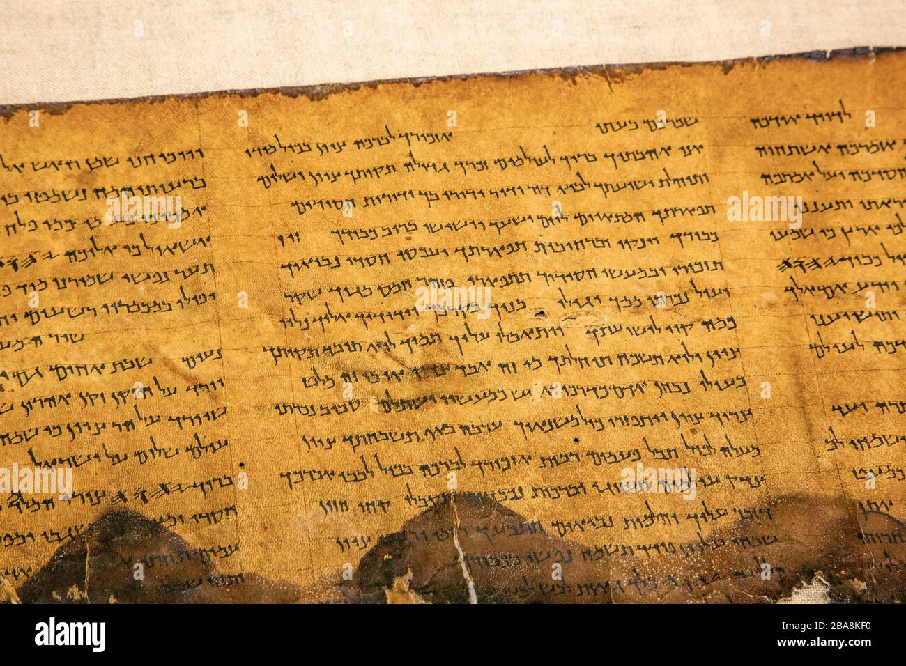 Dead Sea Scrolls in the Shrine of the Book in the Israel Museum ...