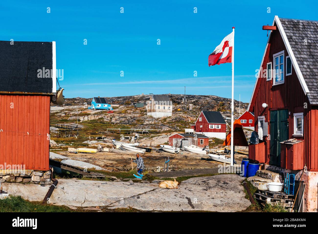 Nuuk greenland snow hi-res stock photography and images - Alamy
