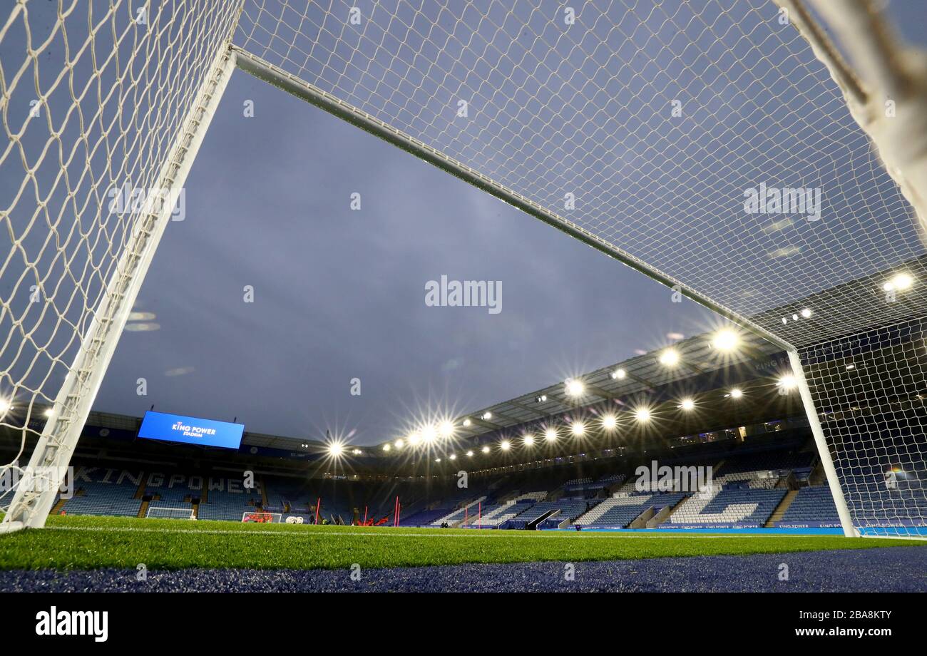 A general view of the King power Stadium ahead of the match Stock Photo ...