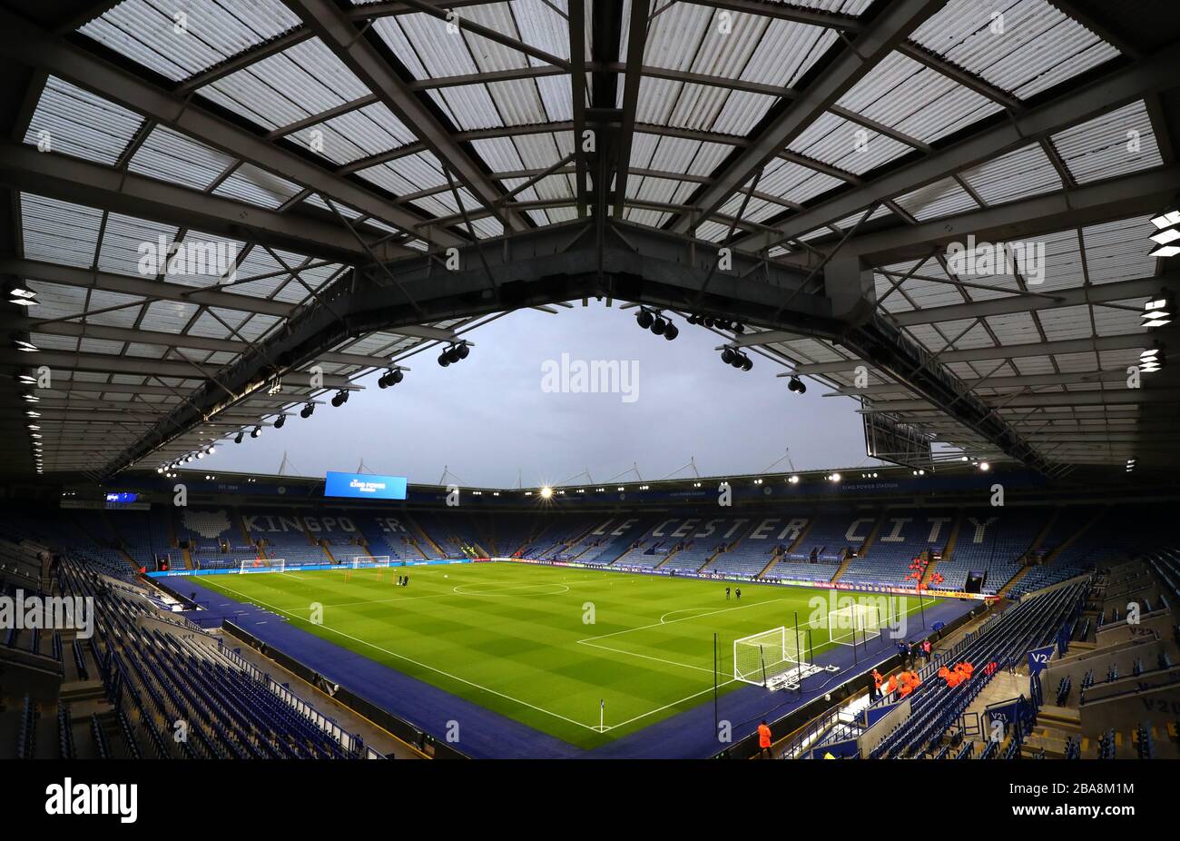 A general view of the King power Stadium ahead of the match Stock Photo ...