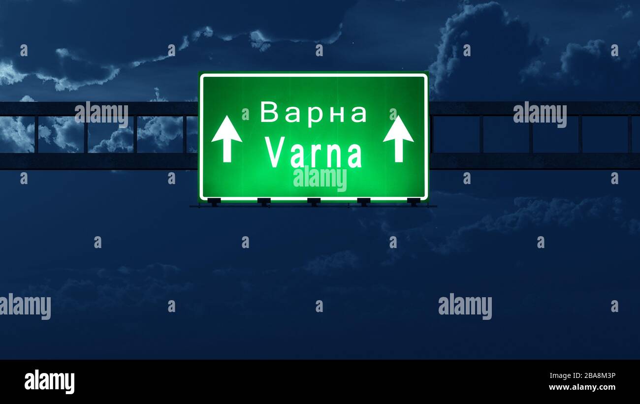 Varna road sign hi-res stock photography and images - Alamy