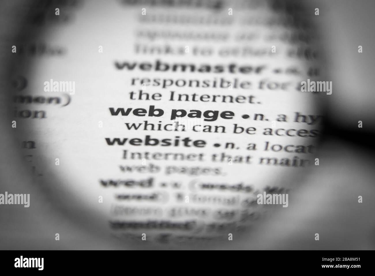 Word or phrase web page in a dictionary. Great photo for your needs ...