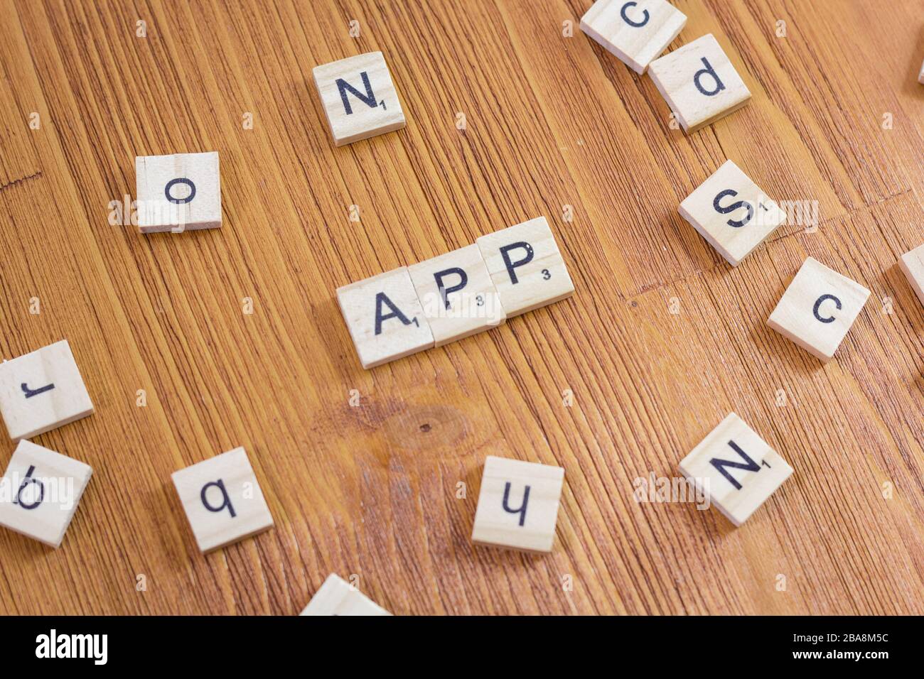Word or phrase App made with scrabble letters, great image for your ...
