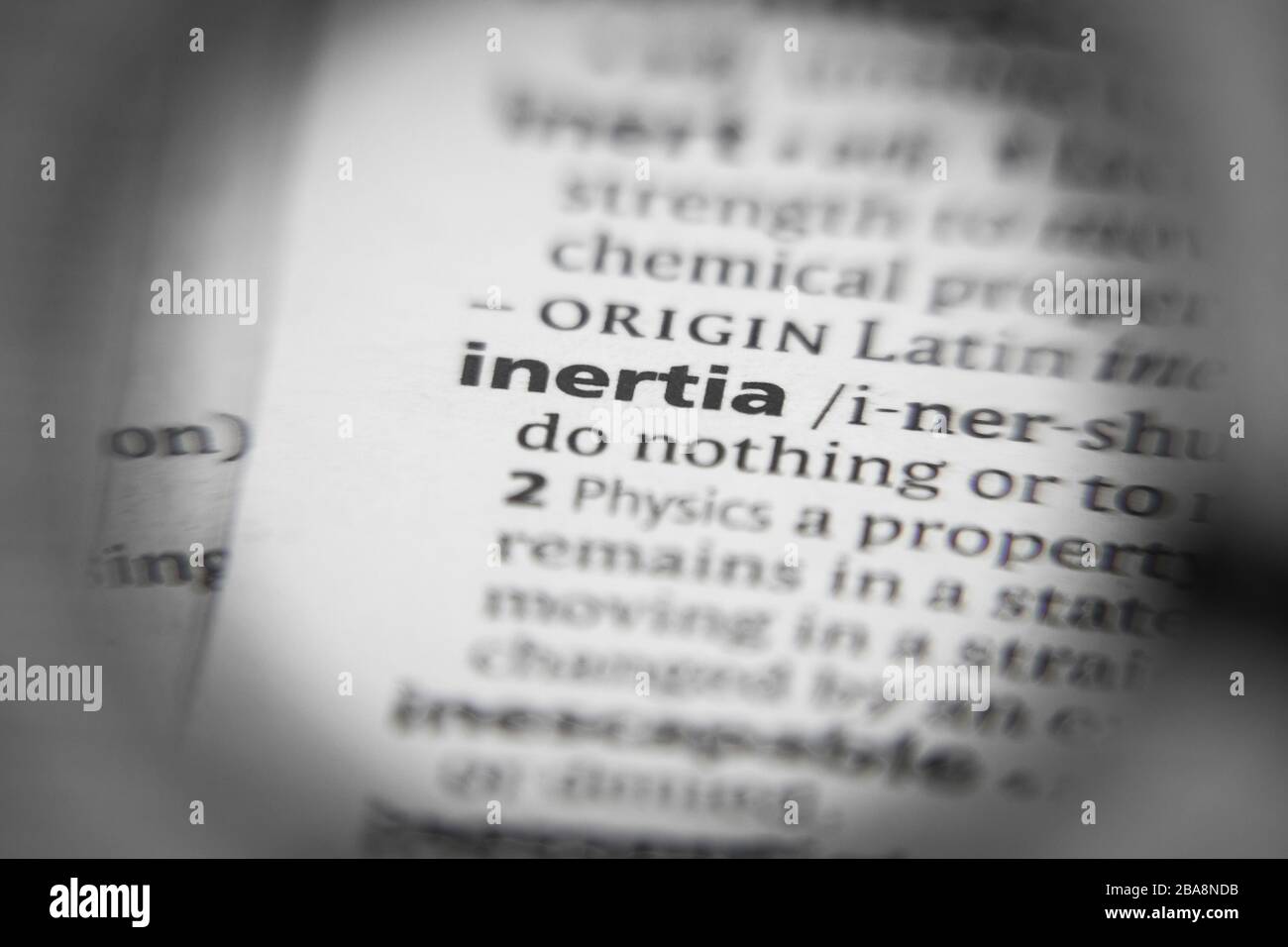 Word or phrase inertia in a dictionary. Great photo for your needs ...