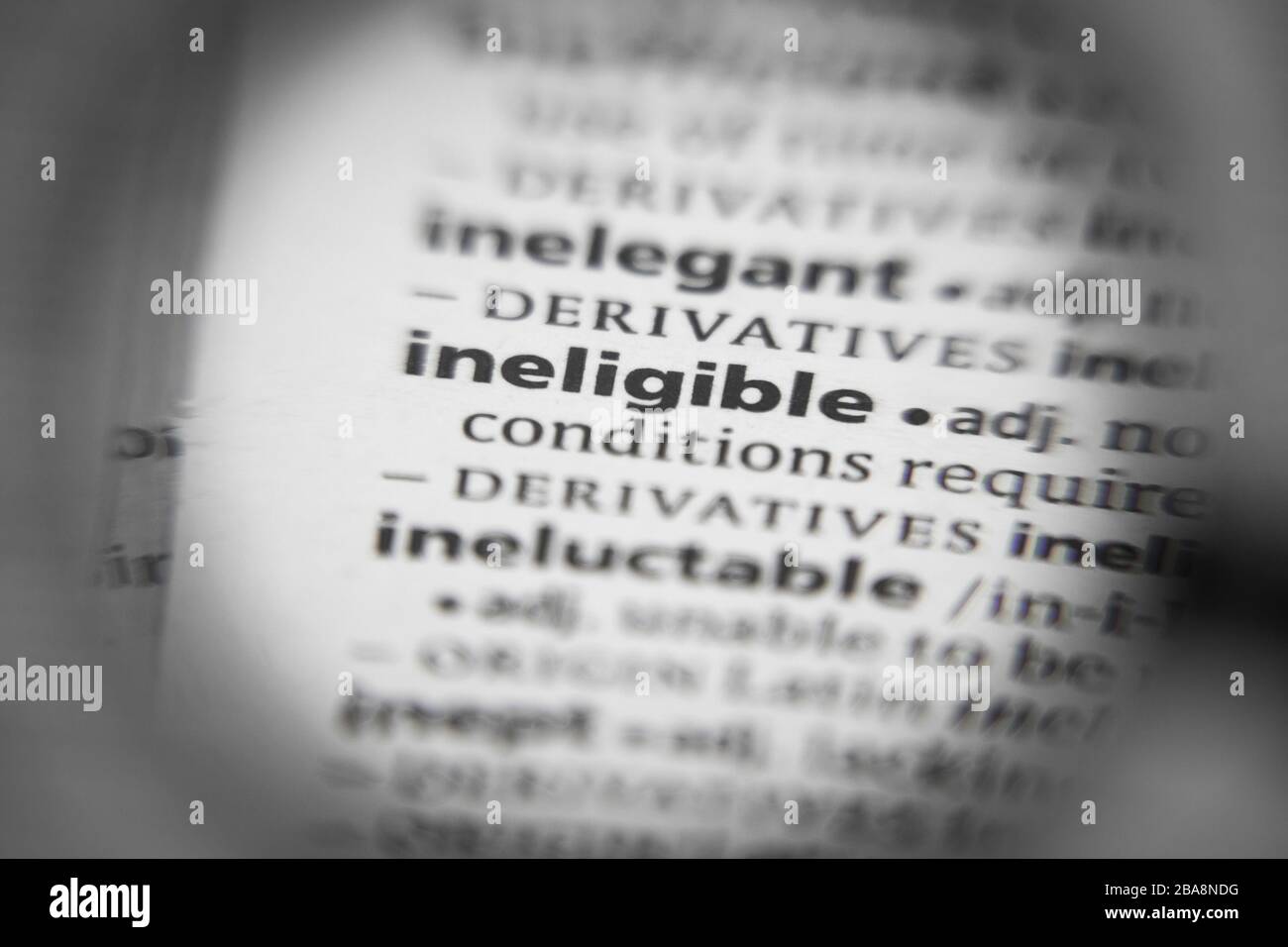 Word or phrase ineligible in a dictionary. Great photo for your needs ...