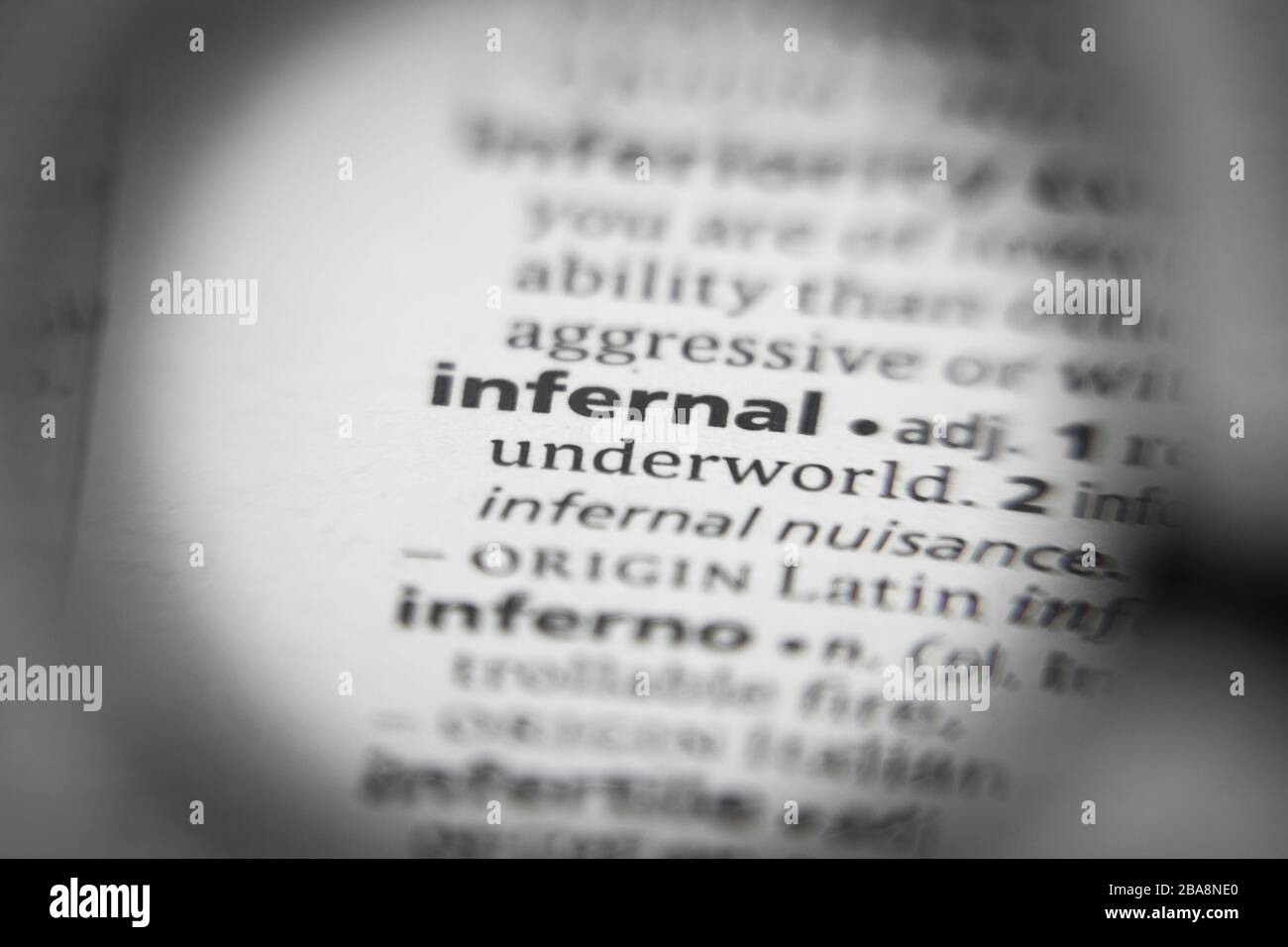Infernal dictionary hi-res stock photography and images - Alamy