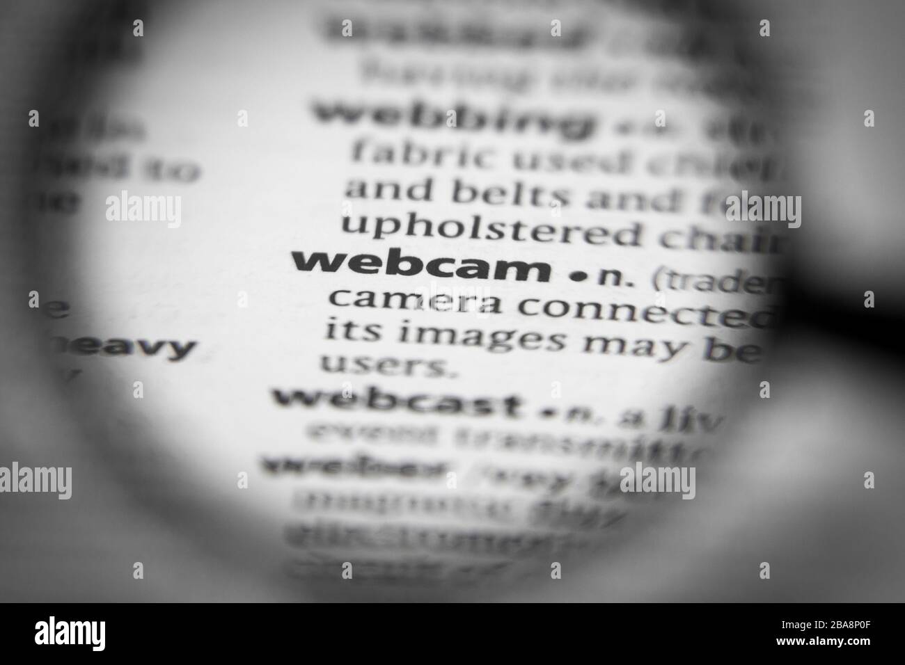 Webcam text hi-res stock photography and images - Alamy