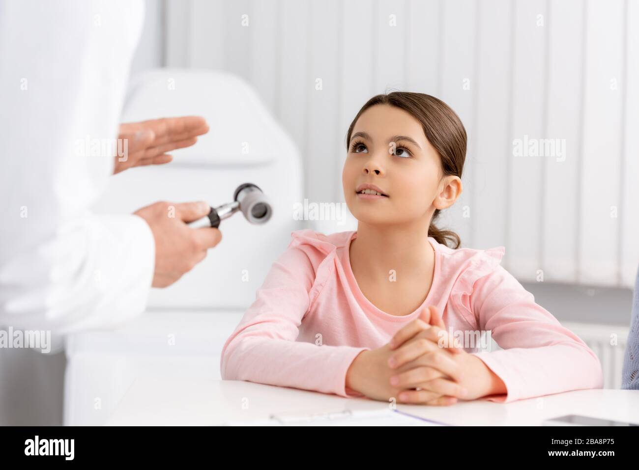 Focused cute preteen kid hi-res stock photography and images - Alamy