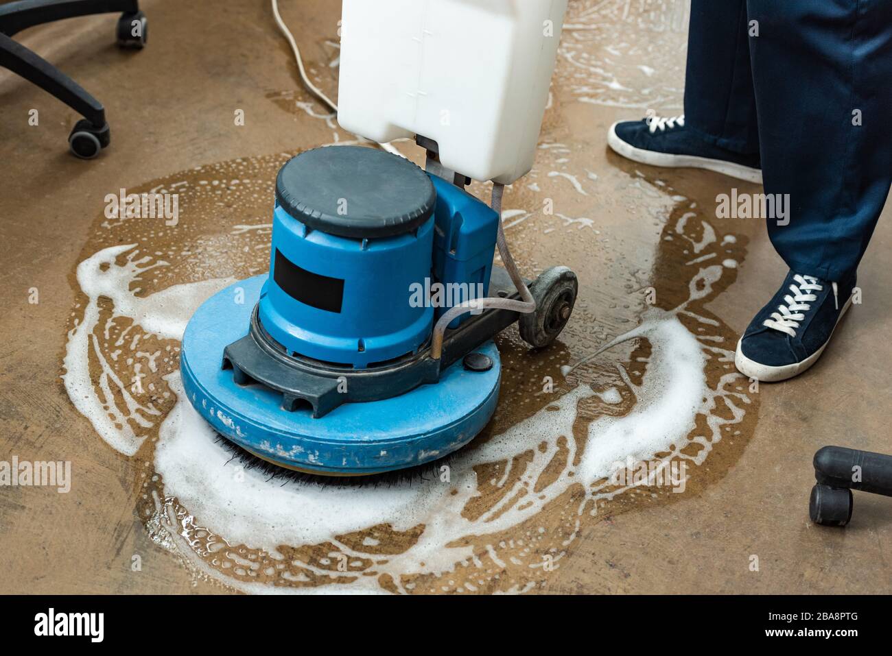 Cropped view man washing electric hi-res stock photography and images ...