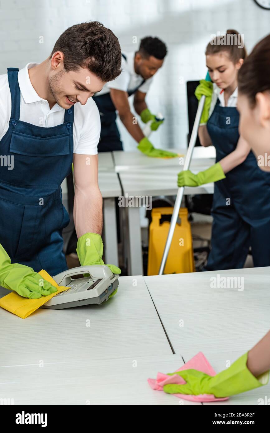 Young cleaners hi-res stock photography and images - Alamy