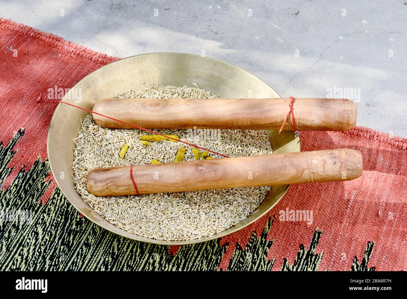 Haldi ceremony hi-res stock photography and images - Alamy