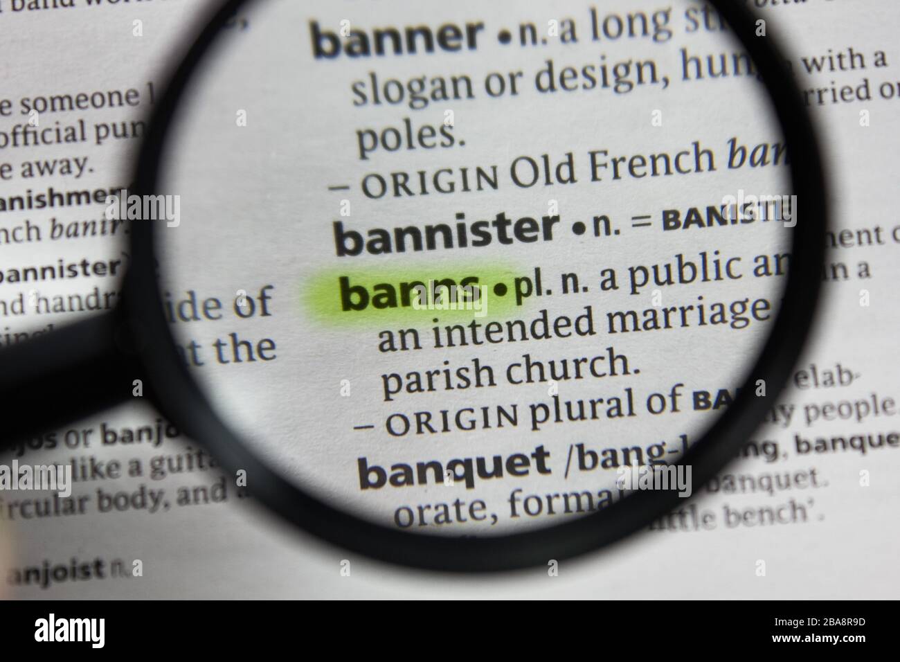 Banns hi-res stock photography and images - Alamy