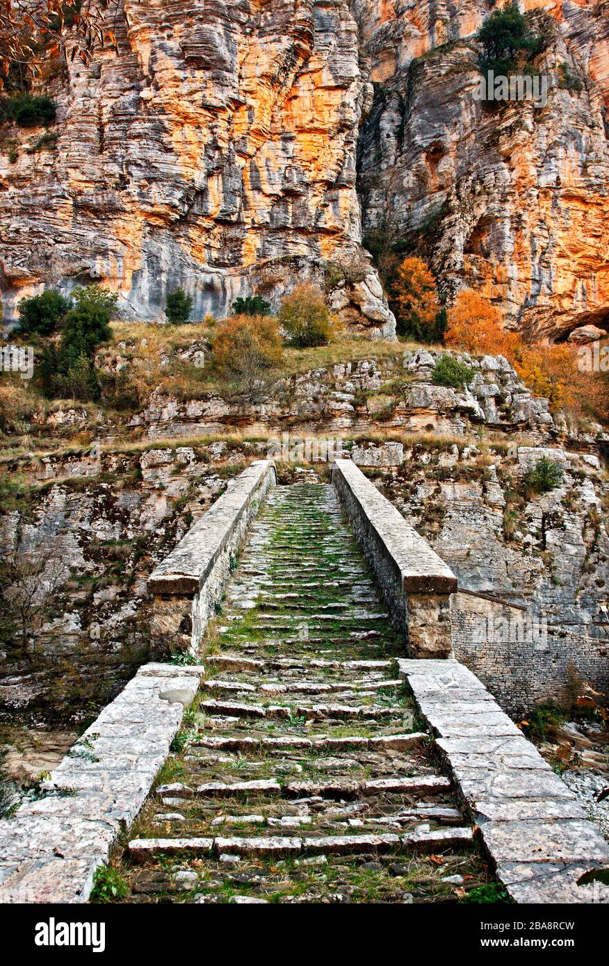 ZAGORI REGION, IOANNINA PREFECTURE, EPIRUS, GREECE. The beautiful ...
