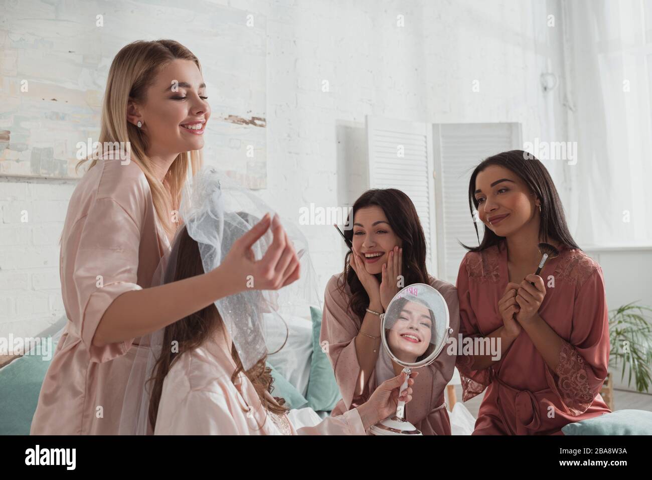 Woman admiring each other hi-res stock photography and images - Alamy